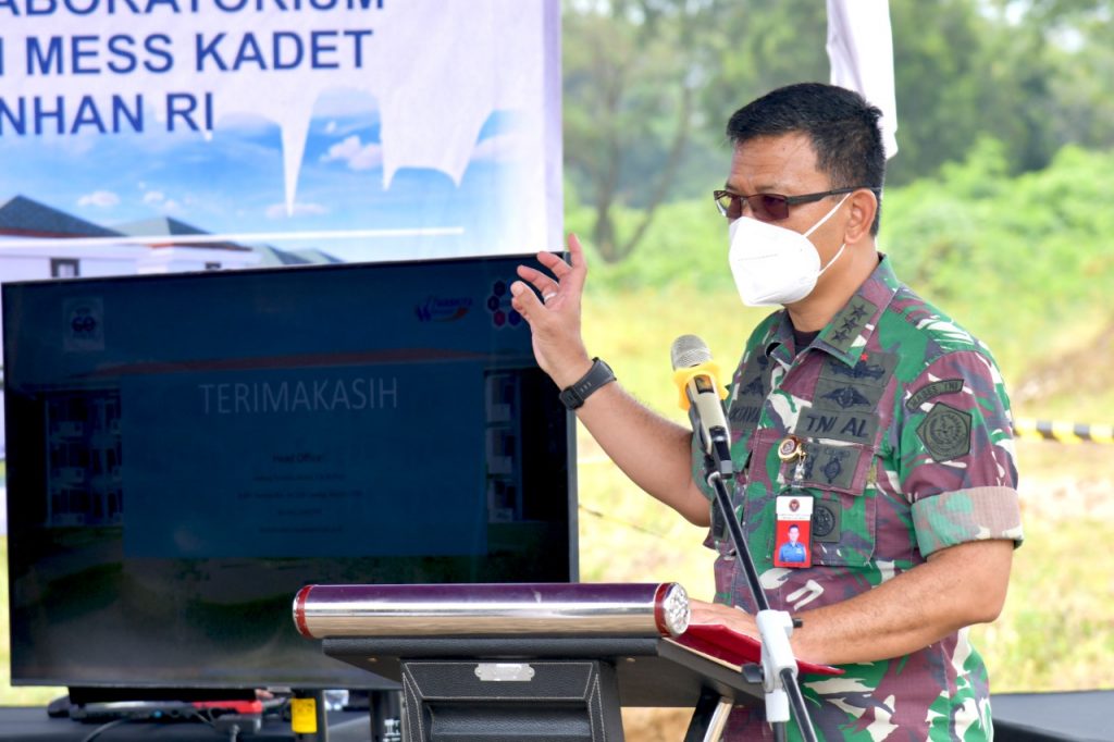 Rektor Unhan RI Menyaksikan Pemancangan Tiang Pertama, Pembangunan ...