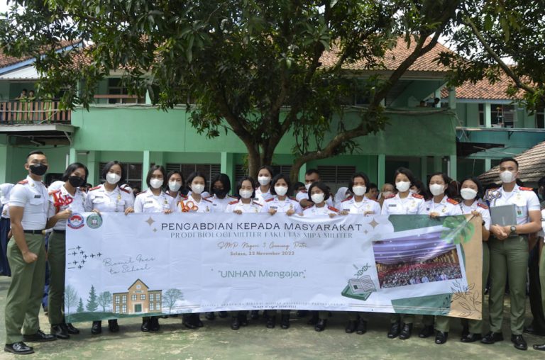 Kadet Mahasiswa S1 Unhan RI Beserta Dosen Prodi Biologi FMIPA Militer ...