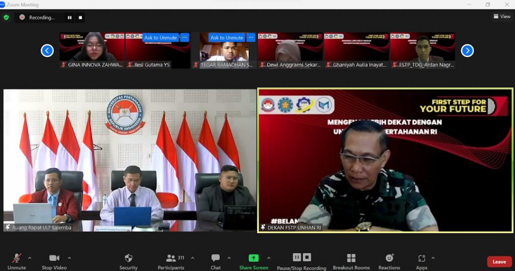 Program Studi Teknologi Daya Gerak Fakultas Sains dan Teknologi Pertahanan Unhan RI ...