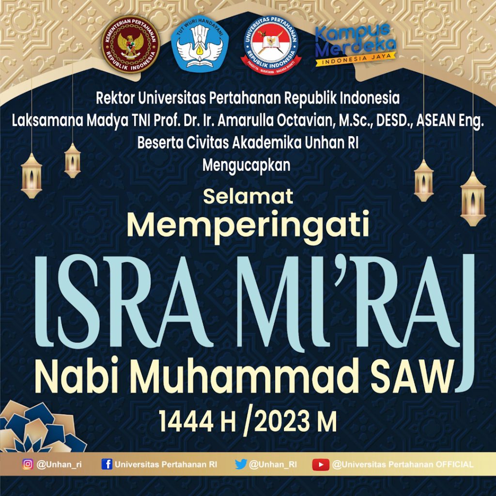 Rektor Unhan RI Laksamana Madya TNI Prof. Dr. Ir. Amarulla Octavian, M ...