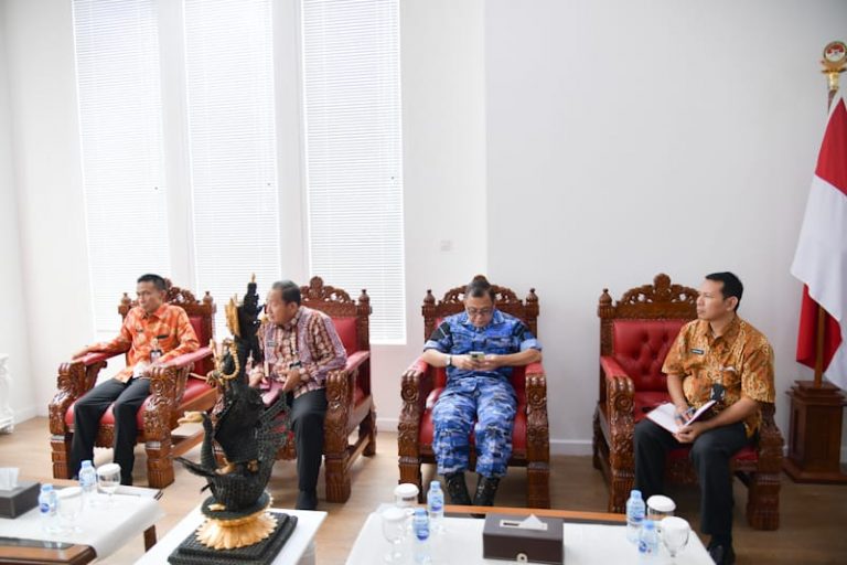 Unhan RI Menerima Kunjungan Delegasi Kementerian Pertahanan Timor Leste.