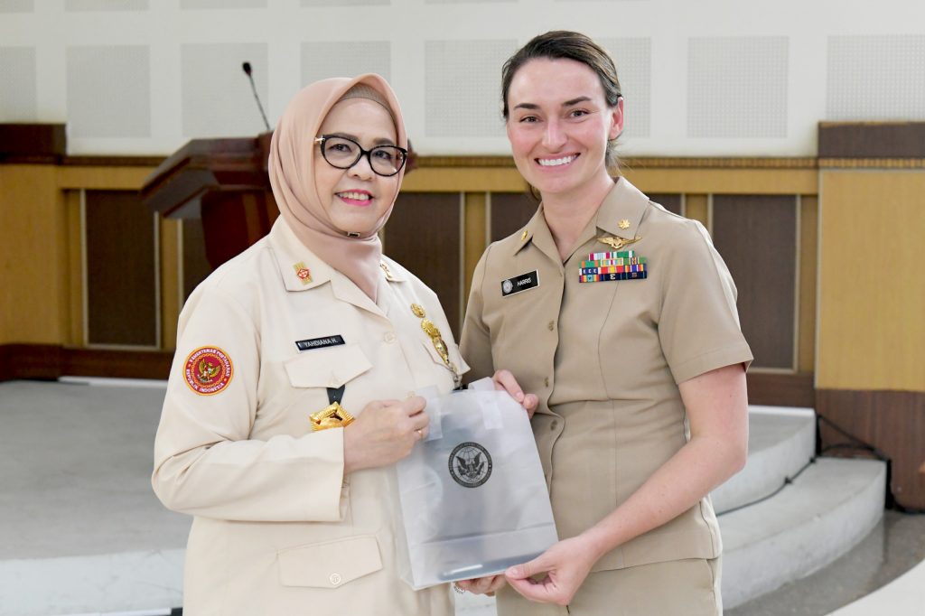 Rektor Unhan RI Menerima Kunjungan Tim US Defense Threat Reduction Agency.