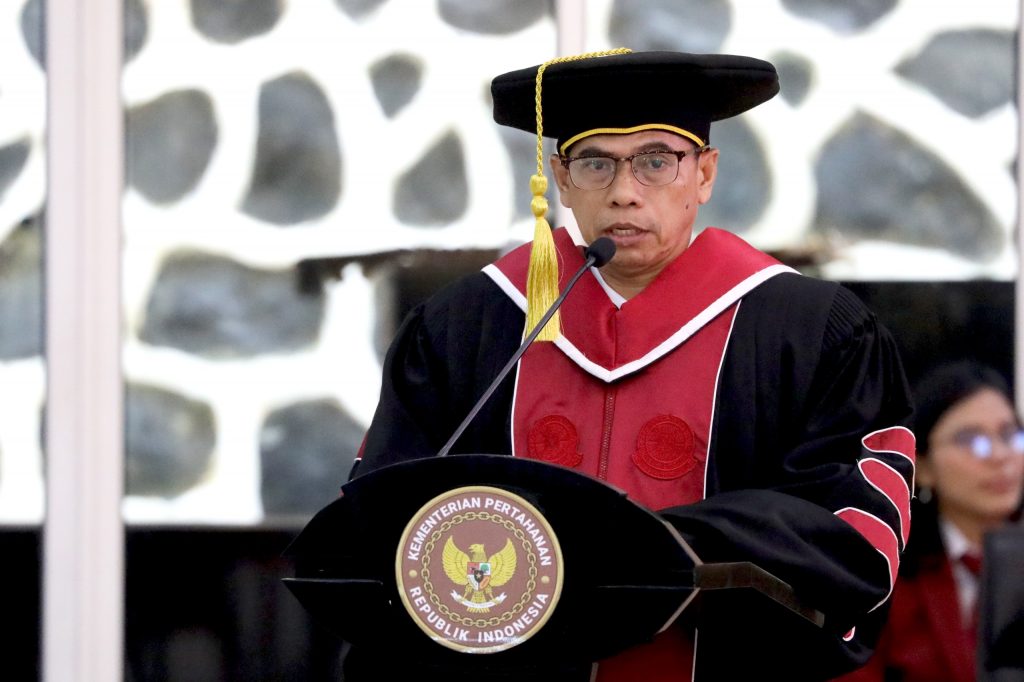 Unhan RI Laksanakan Sidang Senat Terbuka Pengukuhan Guru Besar Kol. Laut (K) Prof. Dr. Anwar ...